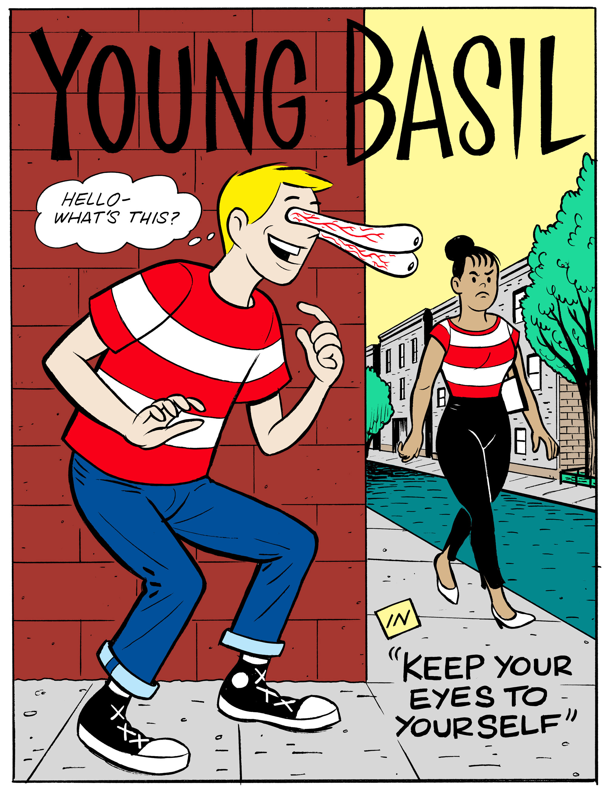 'Young Basil,' Today's Comic by Johnny Sampson