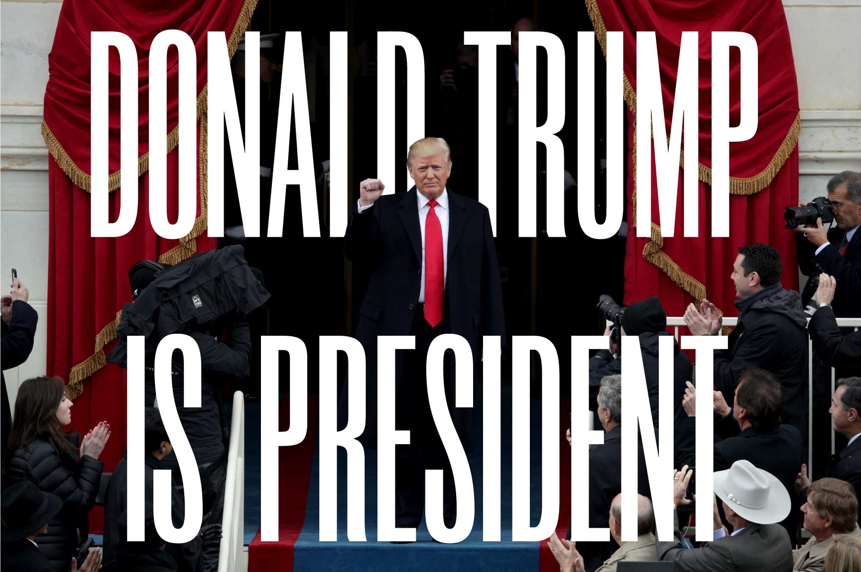 Donald Trump is now the 45th president of the United States