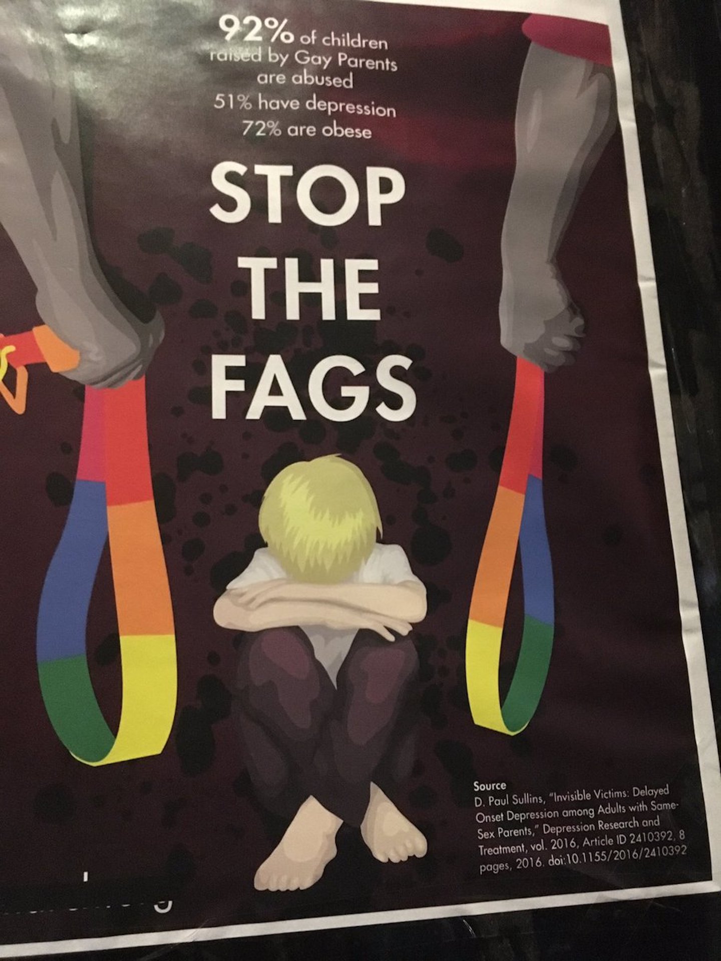 Homophobic Posters Appear in Melbourne Quoting Anti-Gay Pseudoscience