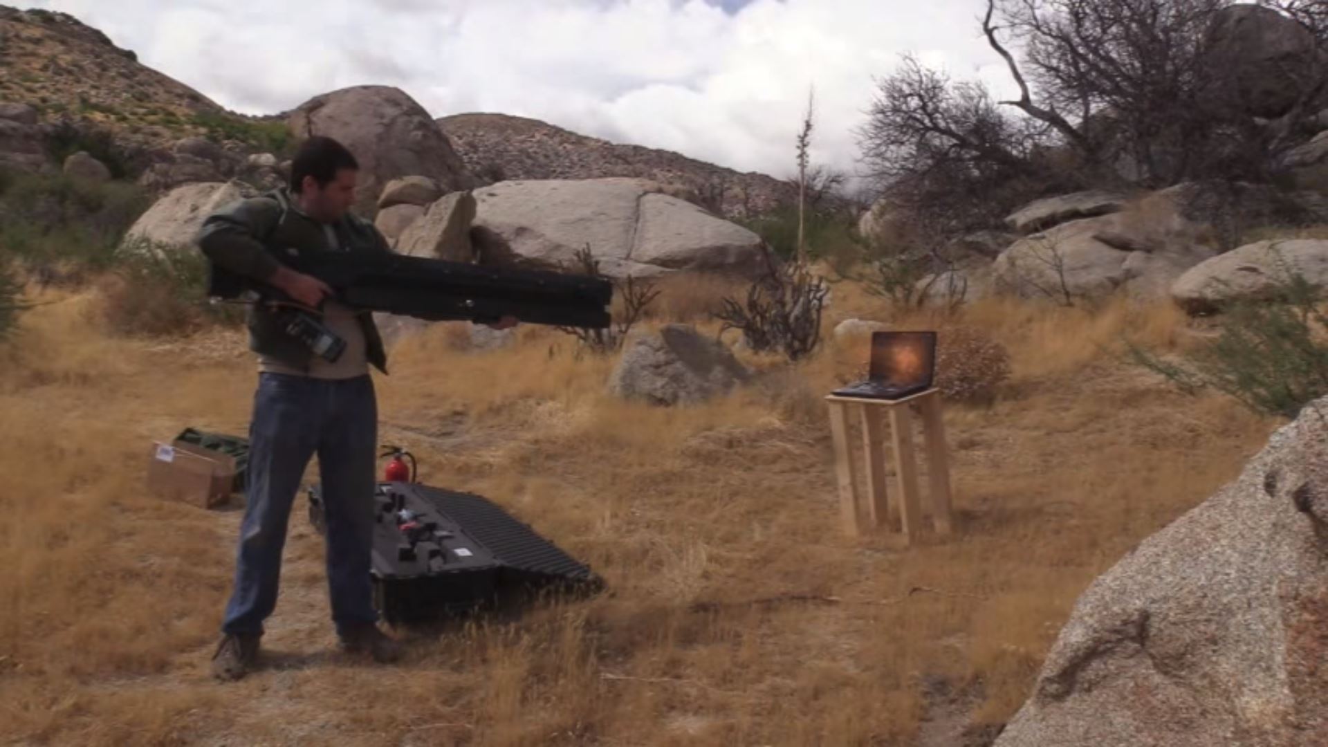 This Guy Built a Semi-Automatic Portable Railgun