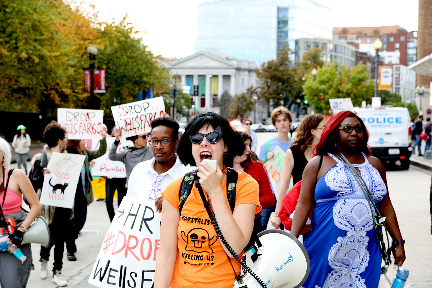 LGBTQ Activists Organize a ‘Zombie’ Protest Against HRC's Wells Fargo Ties