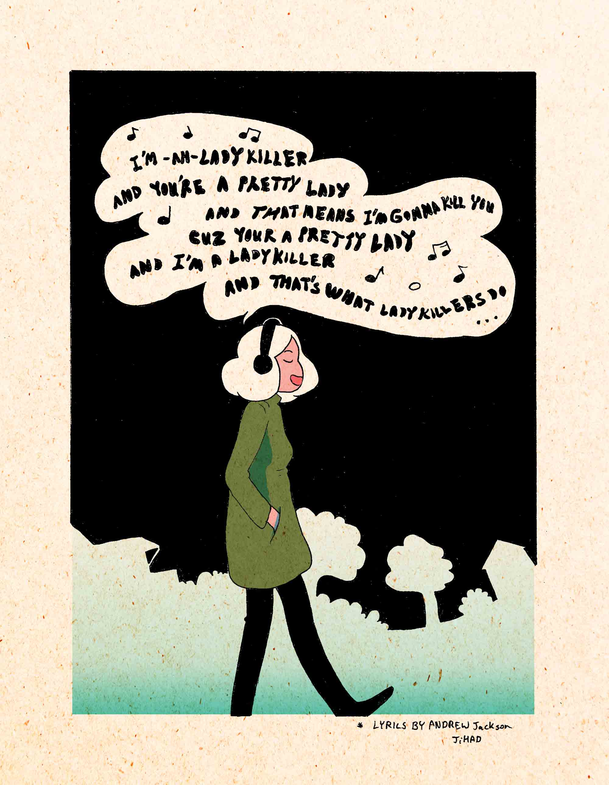 'Lady Killer,' Today's Comic by Mark Wang