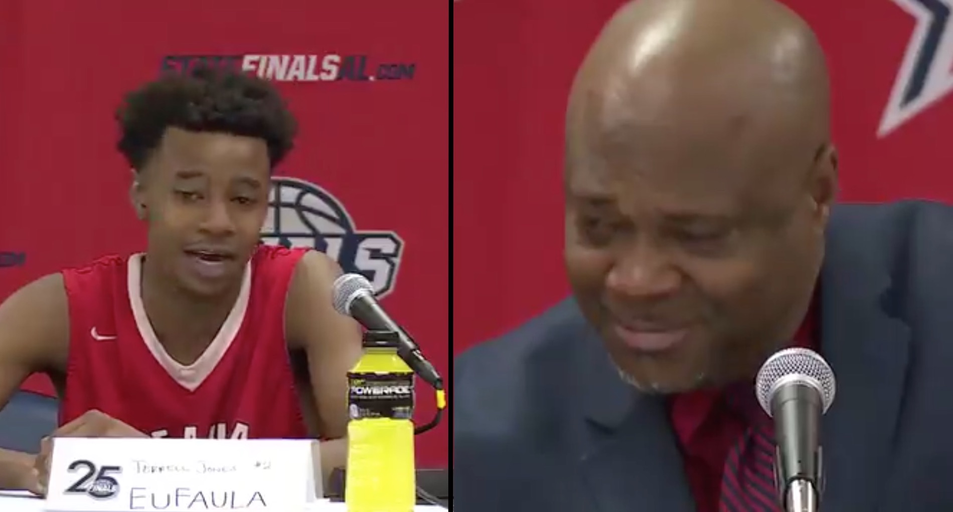 HS Basketball Player Makes Coach Cry in Postgame Tribute
