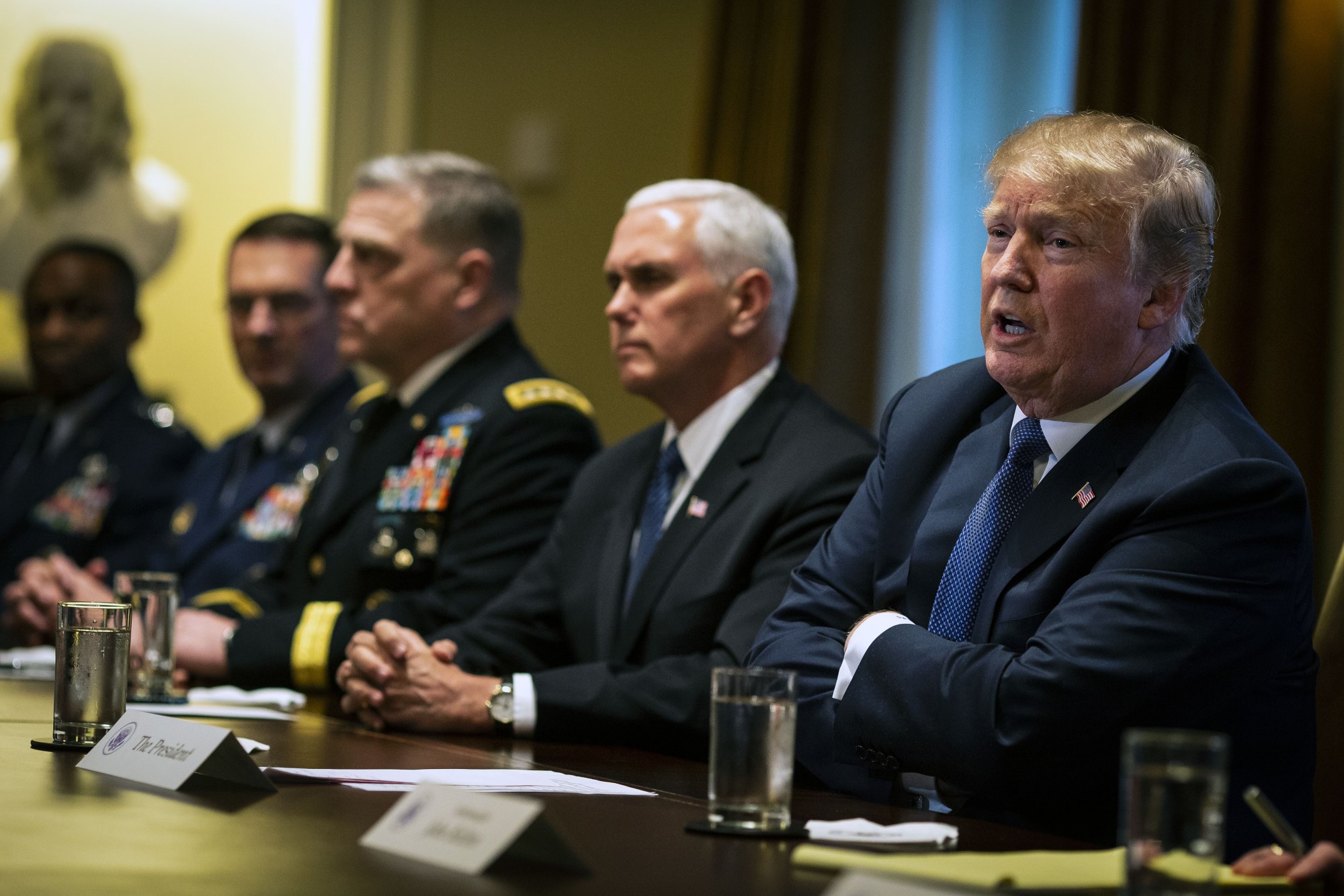 Trump launches "precision strikes" on Syria after chemical attacks