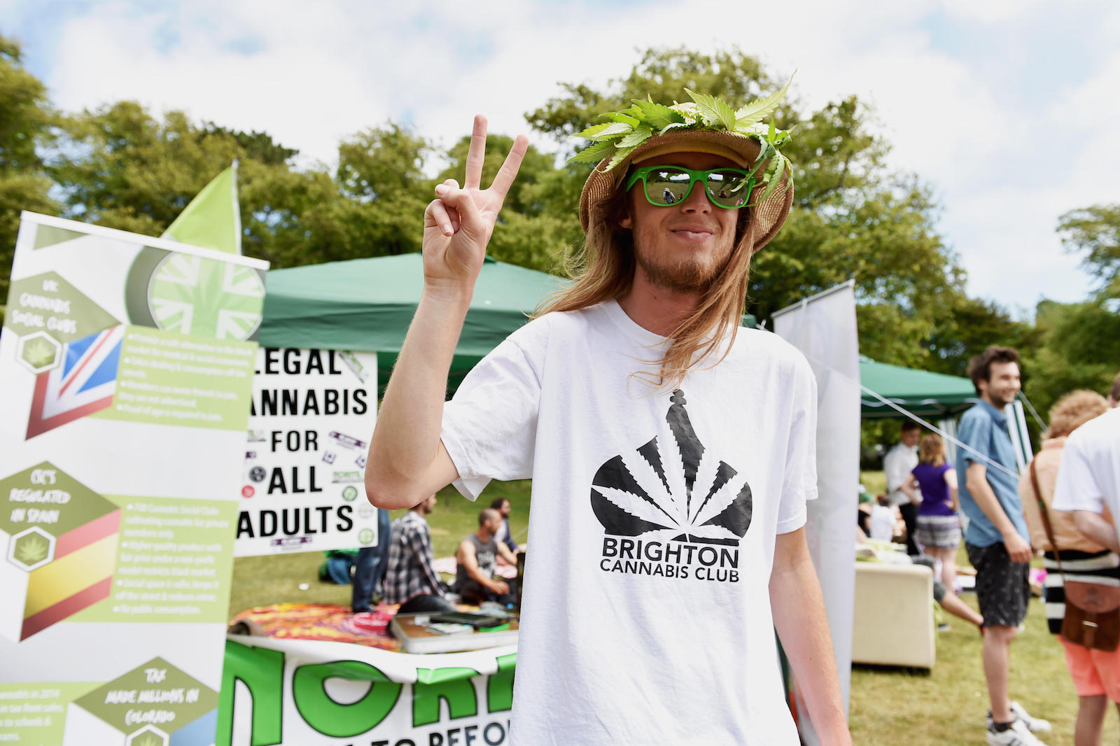 A Blazing Hot Day at Green Pride, Brighton's Pro-Weed Protest