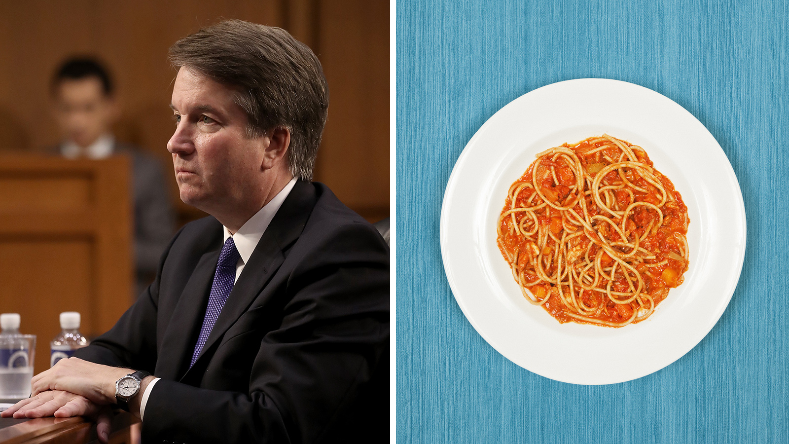 Brett Kavanaugh Eats Ketchup on His Pasta, Confirmation Hearings Reveal