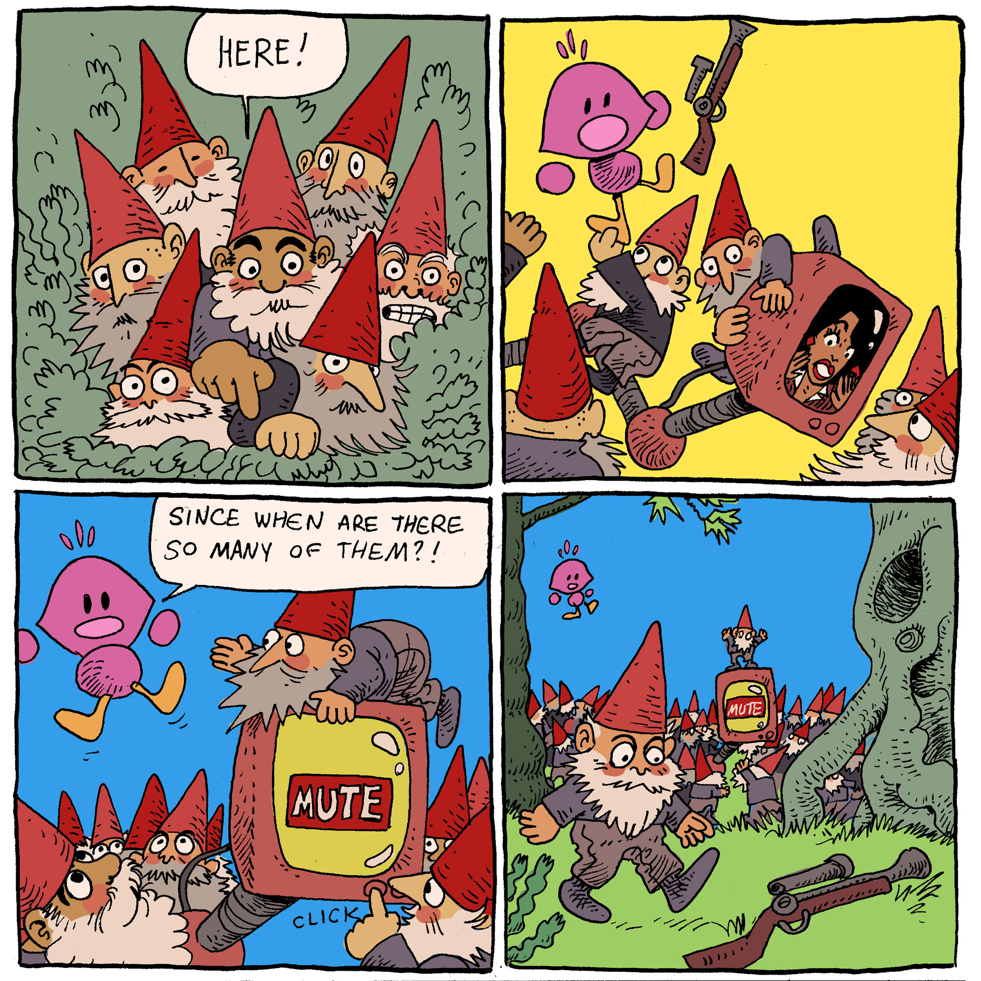 'Gnome Wars,' Today's Comic by Brian Mccray and Dominique Jackson