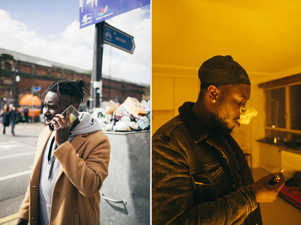 Photos intimes du rappeur Darrell Cole prises backstage