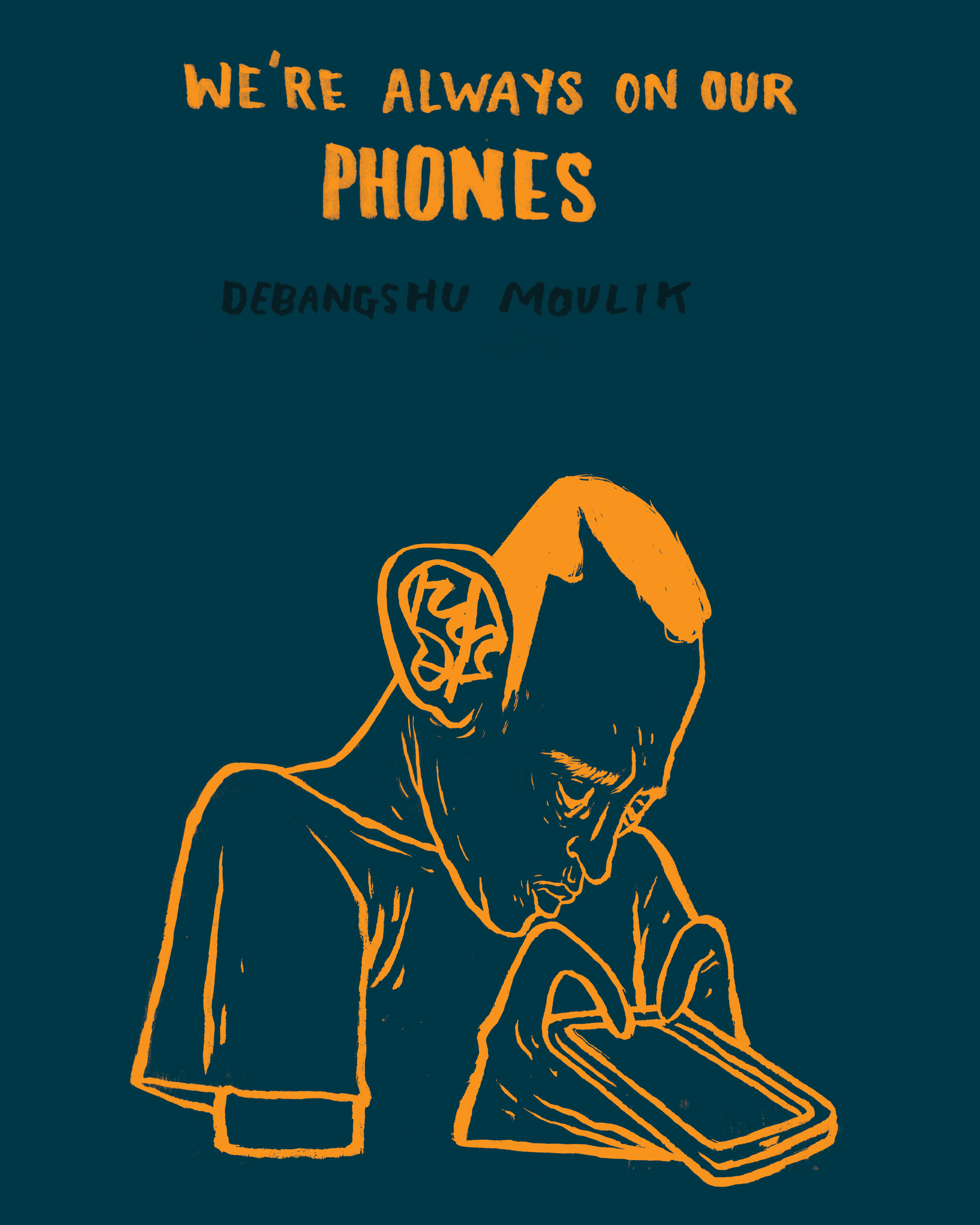 'We're Always On Our Phones': Today's Comic by Debangshu Moulik