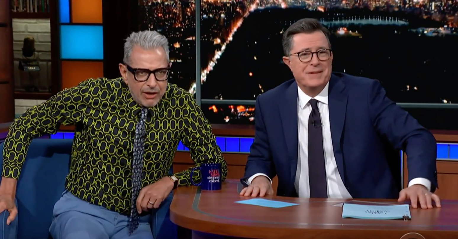 Watch Jeff Goldbum Talk About Losing His Virginity on Colbert