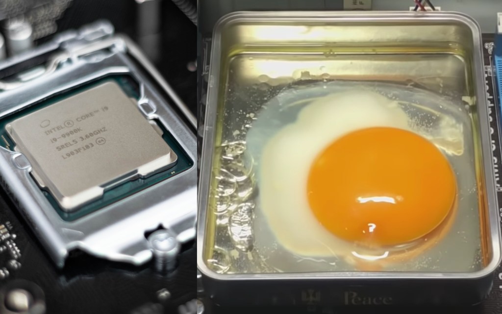 Can You Fry an Egg on a Hot Computer CPU? This YouTuber Proves You Can