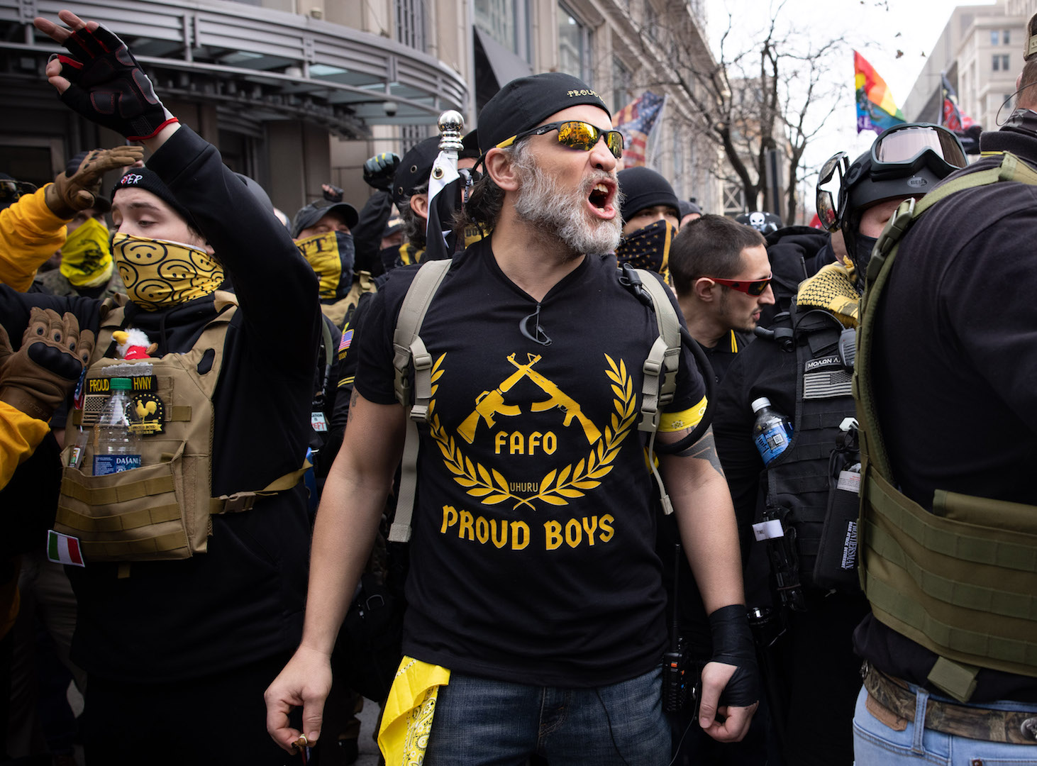 A Proud Boy in Disguise Helped Lead the Insurrection at the Capitol