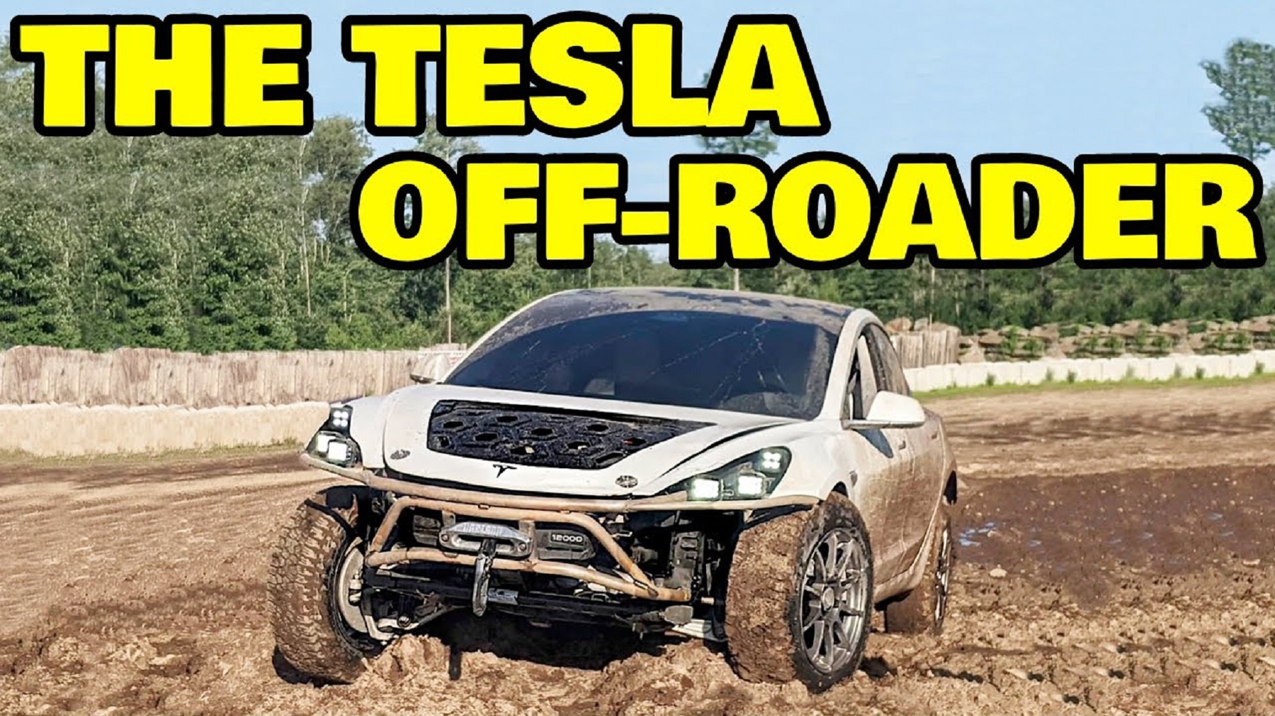 These YouTubers Made An Off-Road Tesla