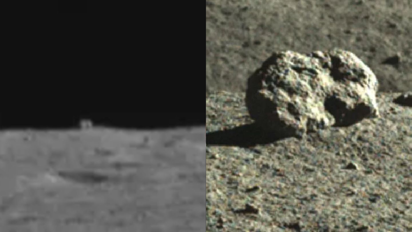 Chinese Rover Reaches Mysterious Moon Cube: It's a Rock