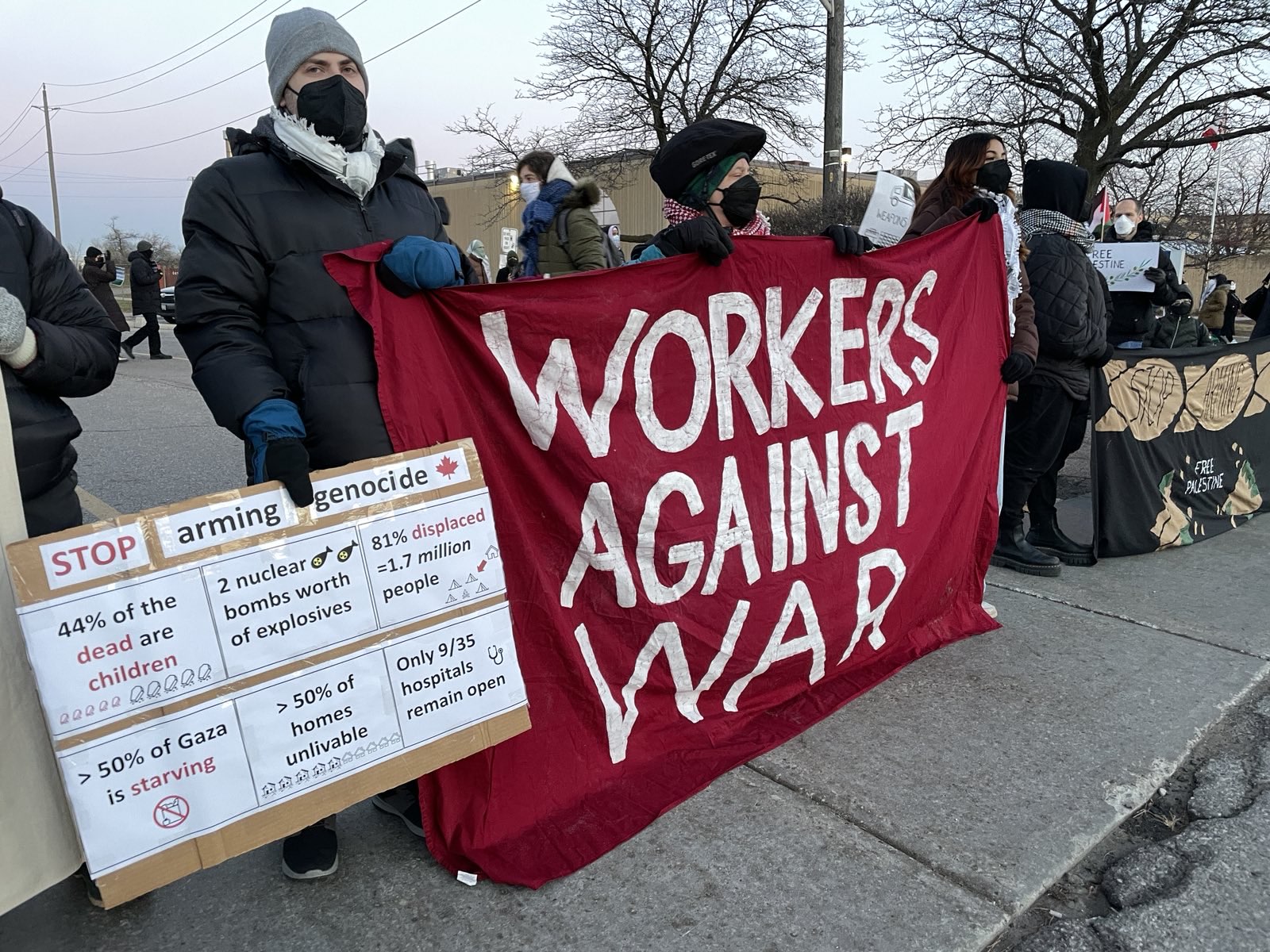 Anti-War Workers Blockade Factory Making Israeli Drone Engines for Its ...