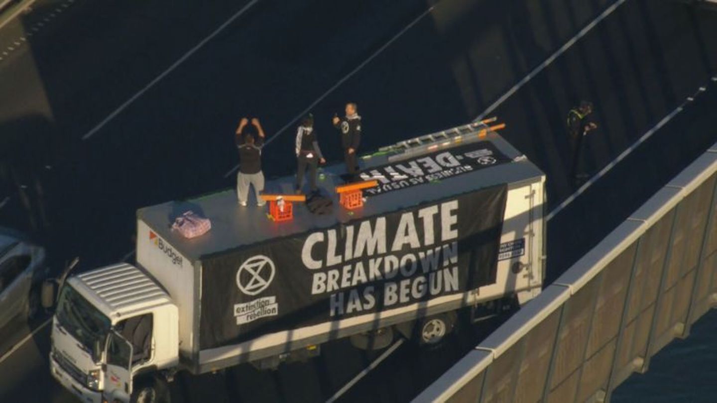 ‘Climate Breakdown Has Begun’: Activists Jailed for West Gate Bridge ...