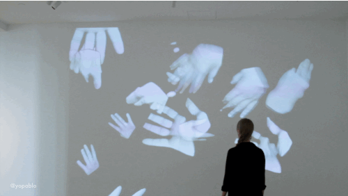 Interactive Installation Turns Hand Gestures Into GIFs