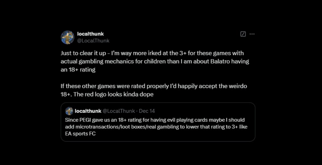 'Balatro' Receives an 18+ PEGI Rating, Unlike Games That Feature Actual ...