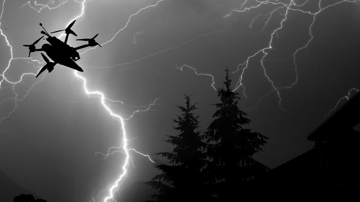 Japan Built a Drone That Can Absorb Lightning Strikes